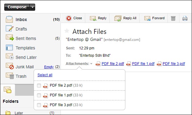 How To Download All Attachments In One Archive Bmail